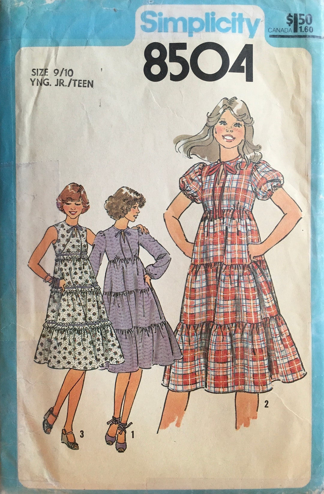 Simplicity 8504 Sewing Pattern vintage UNCUT - Etsy