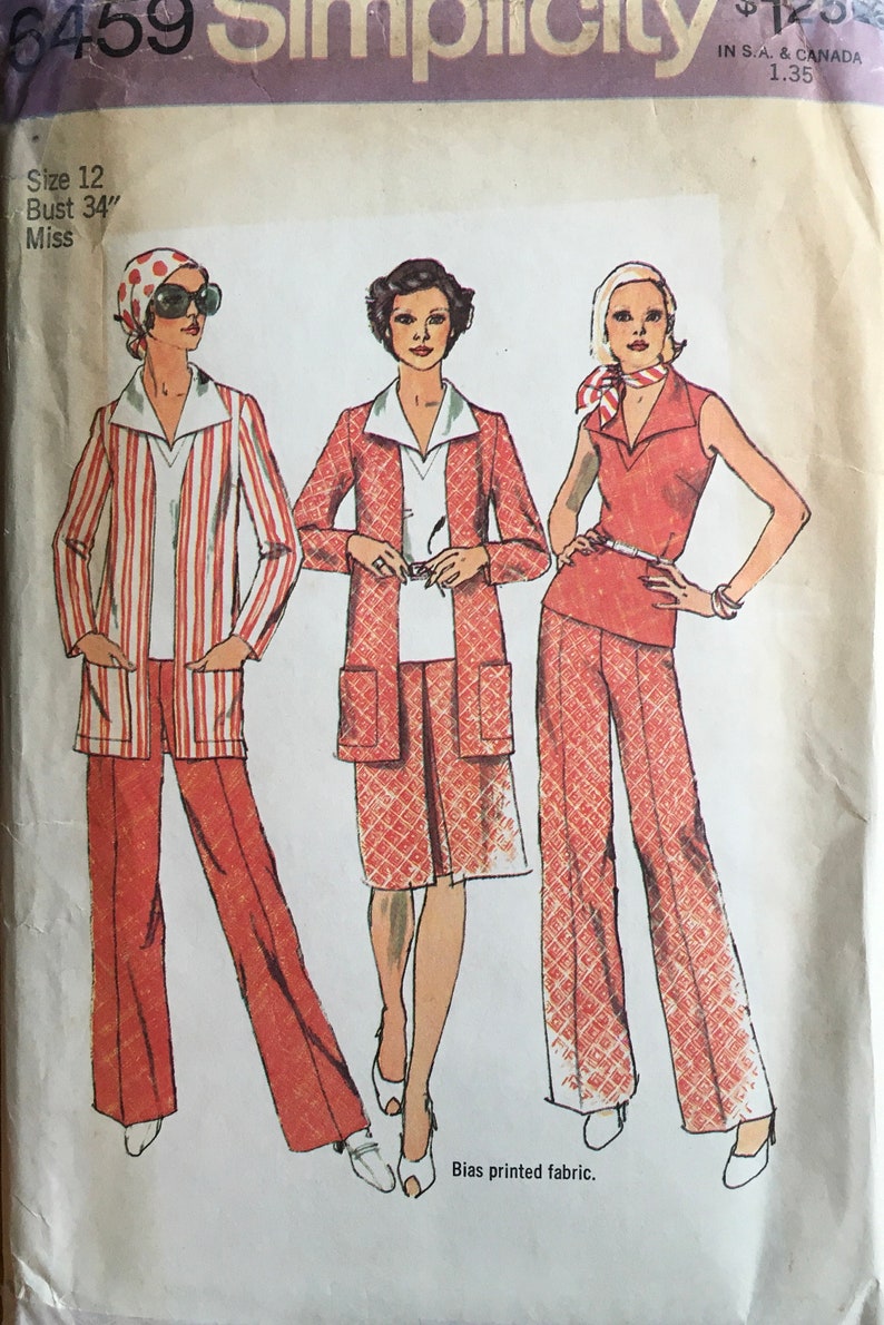 Simplicity 6459 Sewing Pattern vintage UNCUT - Etsy