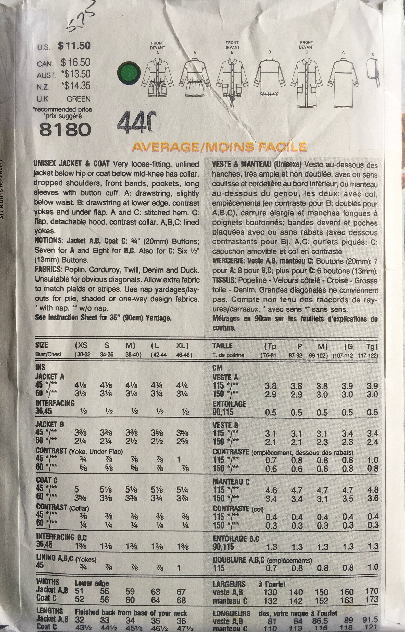 Vogue 8180 Sewing Pattern vintage UNCUT | Etsy