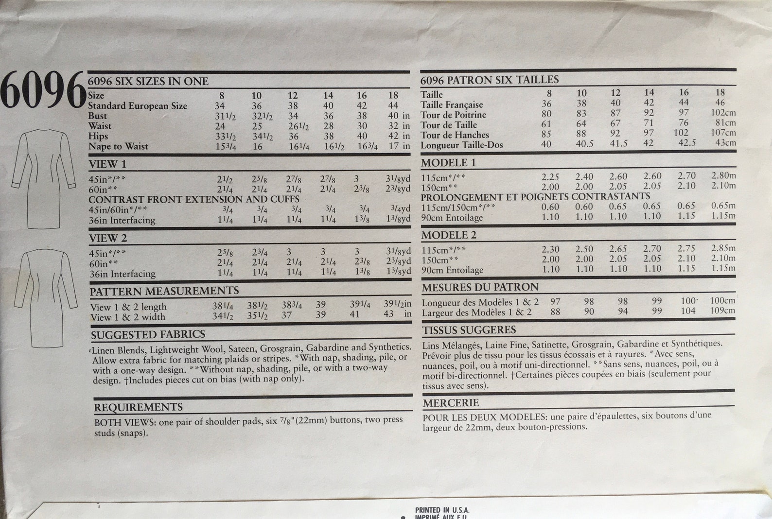 New Look 6096 Sewing Pattern vintage UNCUT | Etsy
