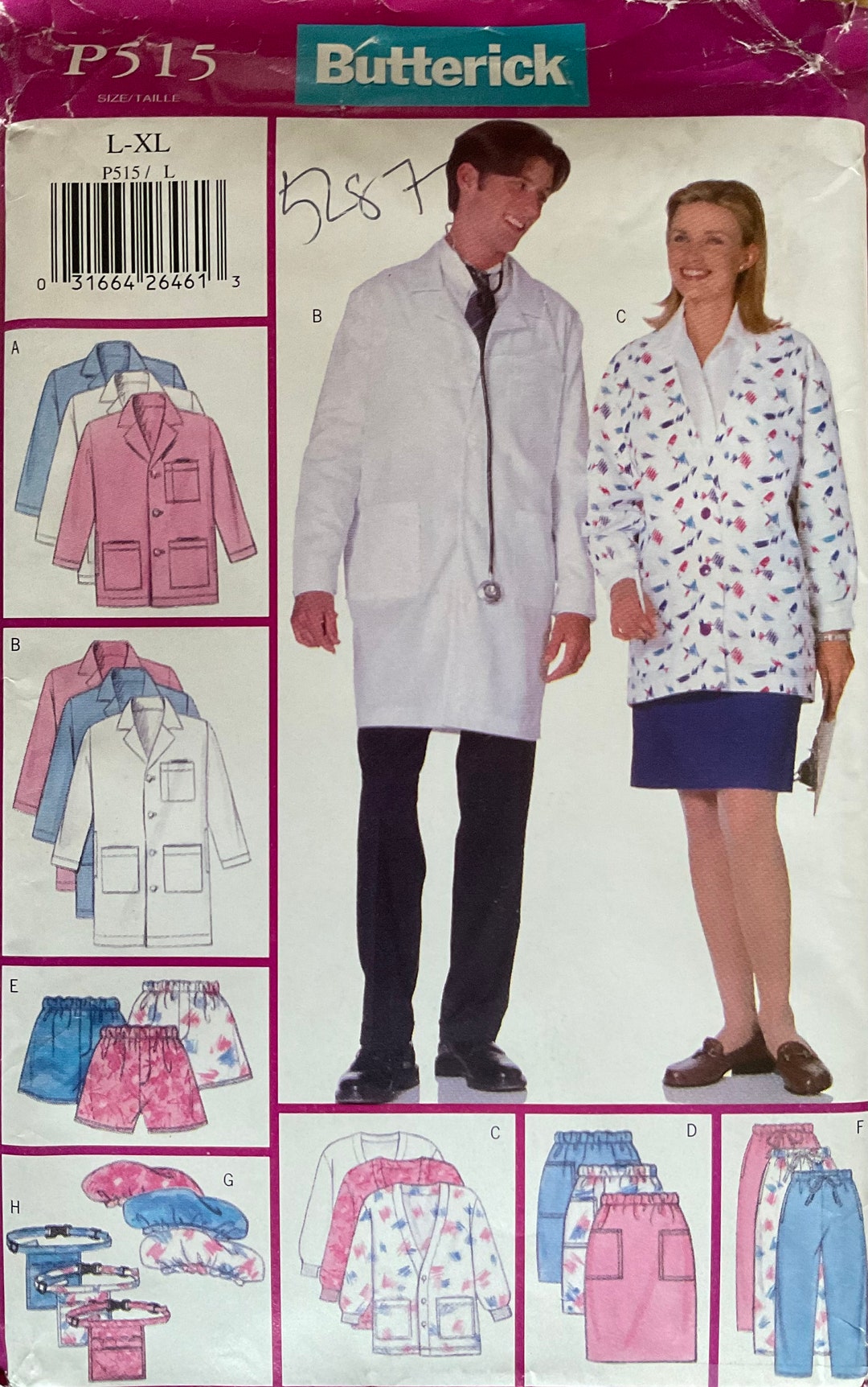 Butterick 5287 Sewing Pattern vintage UNCUT - Etsy