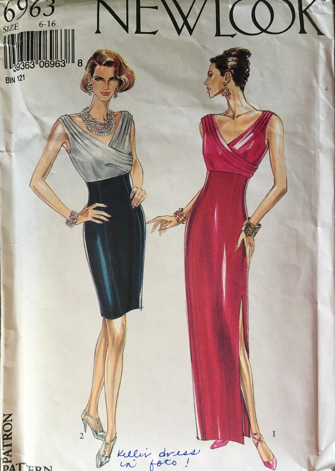 New Look 6963 Sewing Pattern vintage CUT - Etsy
