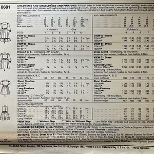 Mccall's 8681 Sewing Pattern vintage UNCUT - Etsy