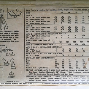 Simplicity 1011 Sewing Pattern vintage CUT - Etsy