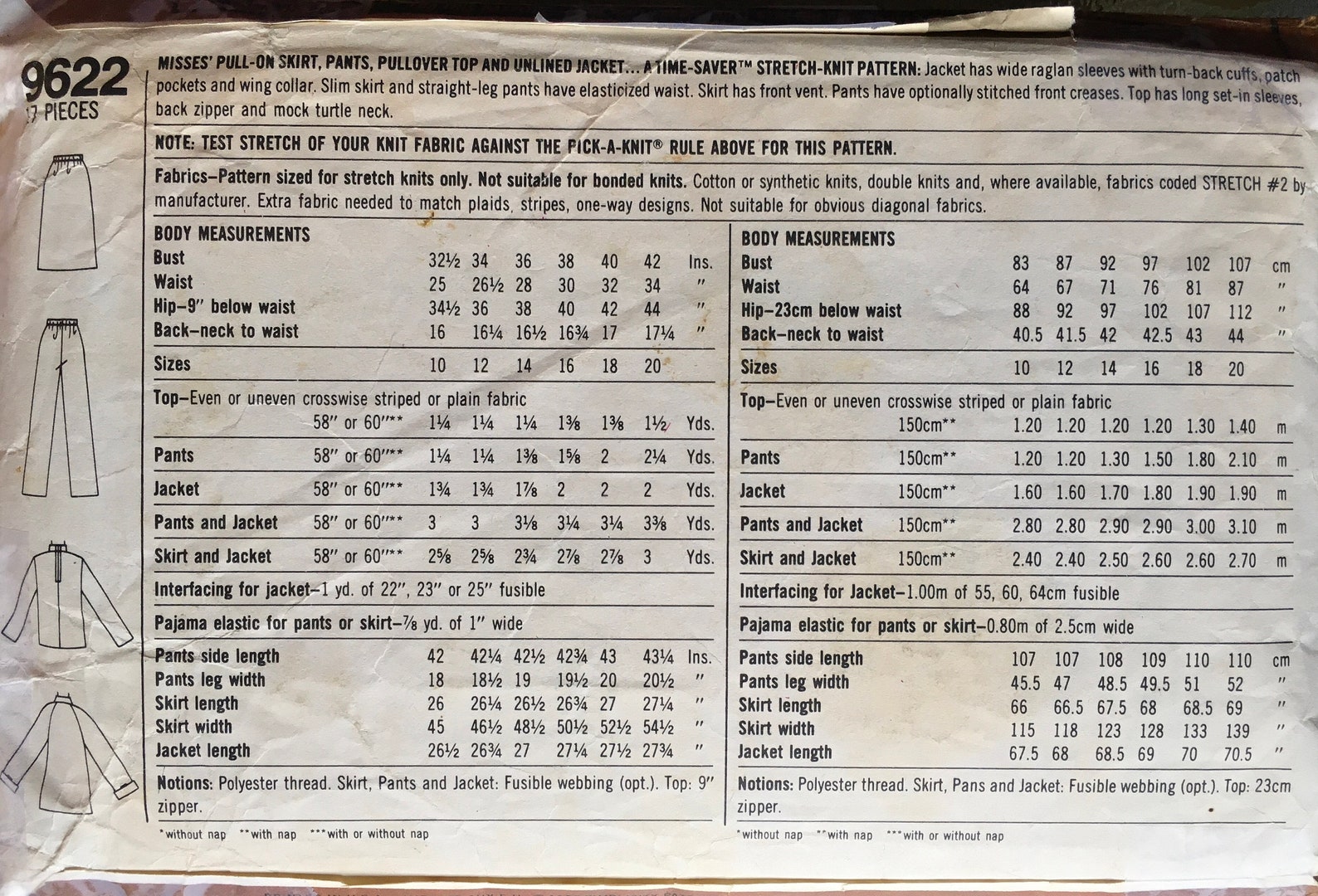 Simplicity 9622 Sewing Pattern vintage CUT - Etsy