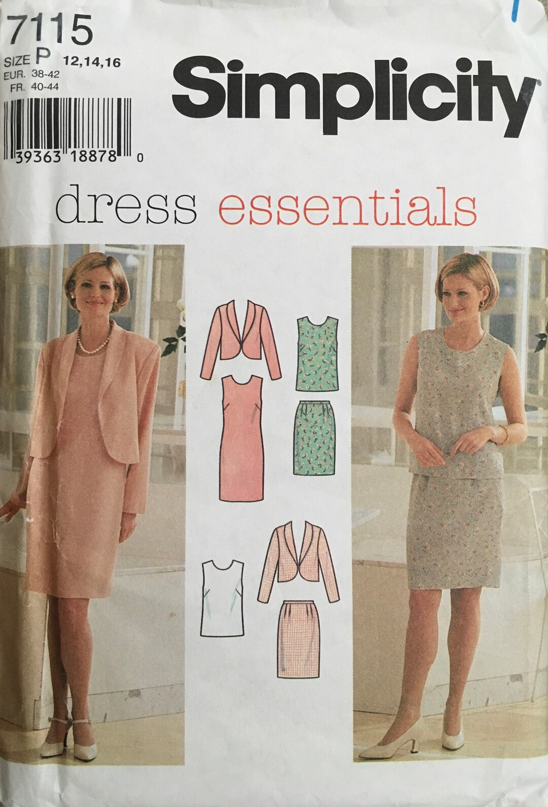 Simplicity 7115 Sewing Pattern vintage UNCUT - Etsy