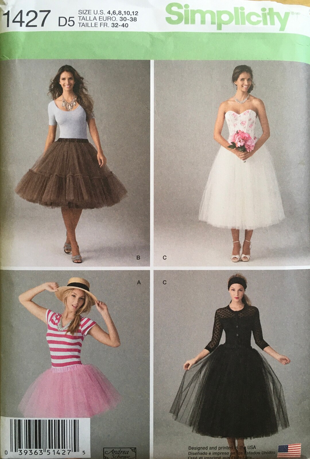 Simplicity 1427 Sewing Pattern UNCUT - Etsy