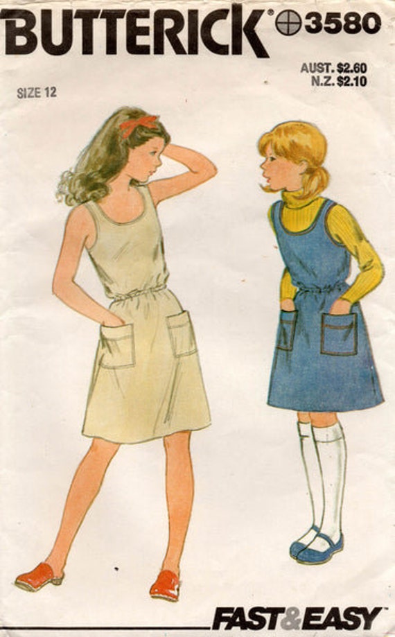 Butterick 3580 Sewing Pattern vintage UNCUT - Etsy