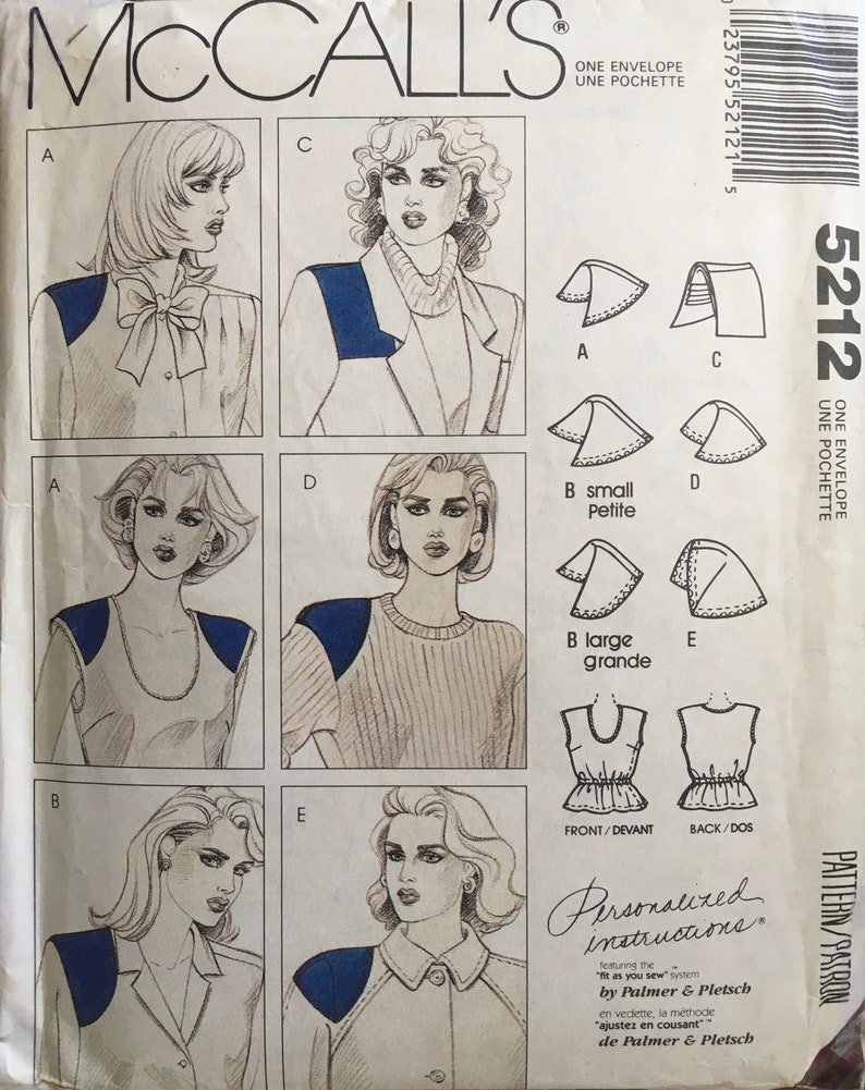 Mccall's 5212 Sewing Pattern vintage UNCUT - Etsy