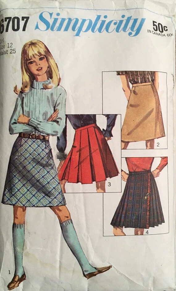 Simplicity 6707 Sewing Pattern Vintage CUT | Etsy