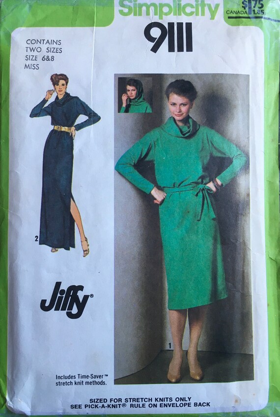 Simplicity 9111 Sewing Pattern vintage CUT | Etsy