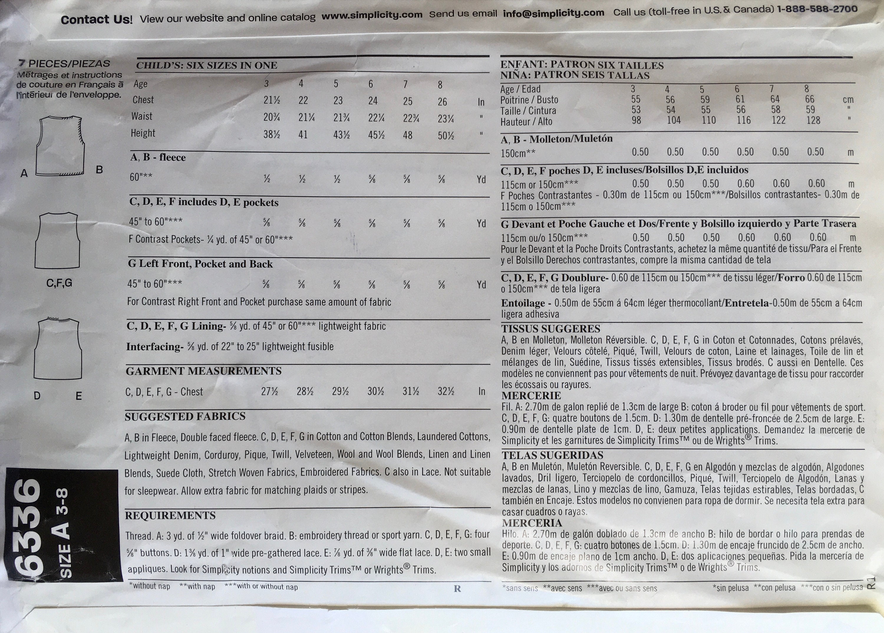 New Look 6336 Sewing Pattern vintage CUT - Etsy