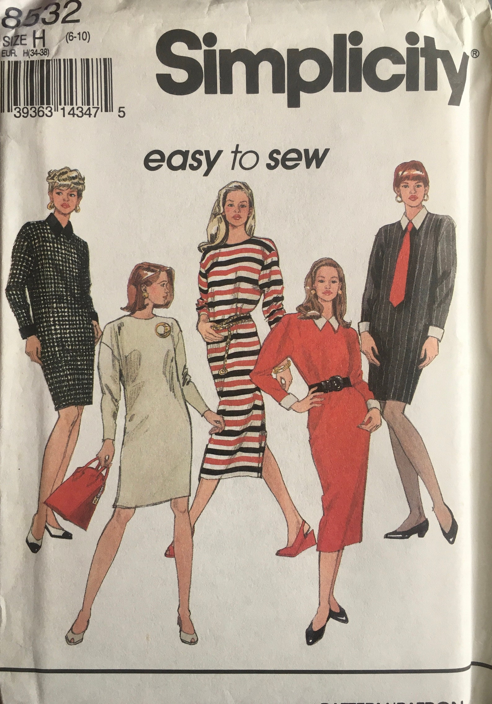 Simplicity 8532 Sewing Pattern vintage UNCUT | Etsy