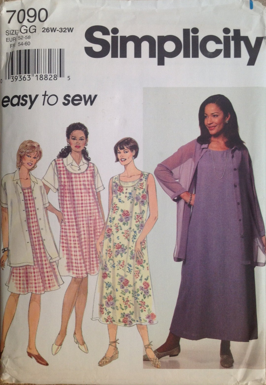 Simplicity 7090 Sewing Pattern vintage UNCUT - Etsy