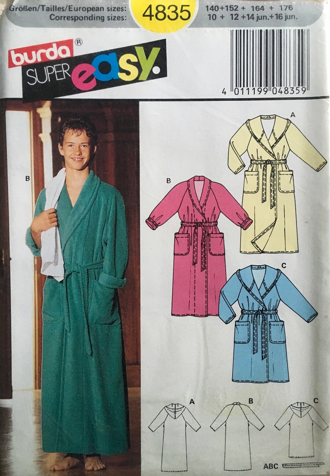 Burda 4835 Sewing Pattern vintage UNCUT - Etsy