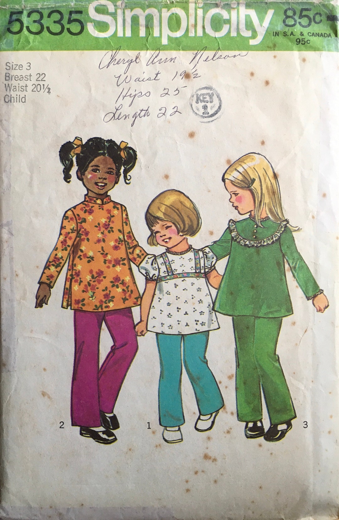 Simplicity 5335 Sewing Pattern vintage CUT - Etsy