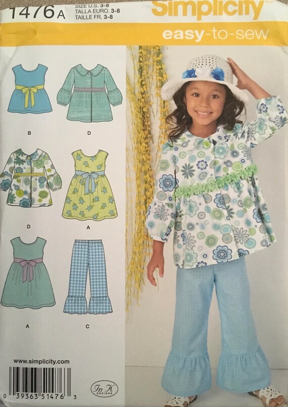 Simplicity 1476 Sewing Pattern UNCUT | Etsy