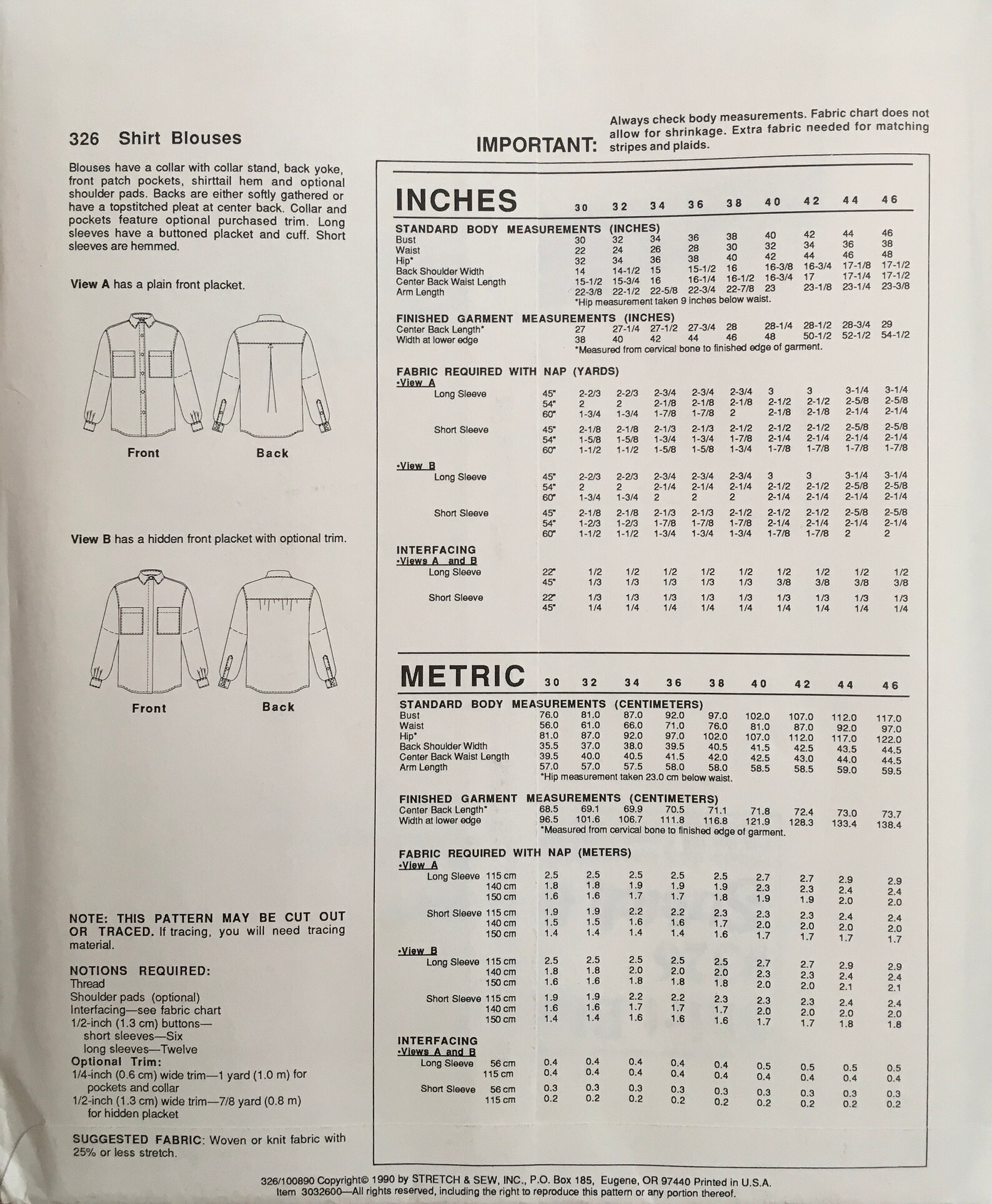 Stretch & Sew 326 Sewing Pattern vintage UNCUT - Etsy