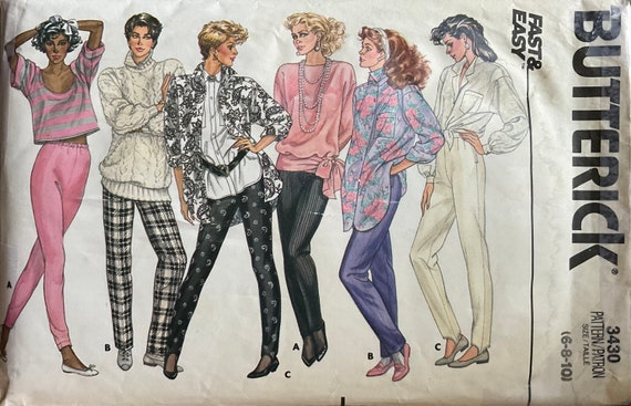 Butterick 3430 Sewing Pattern vintage CUT - Etsy