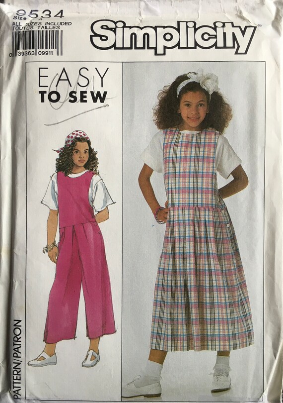 Simplicity 9534 Sewing Pattern vintage UNCUT | Etsy