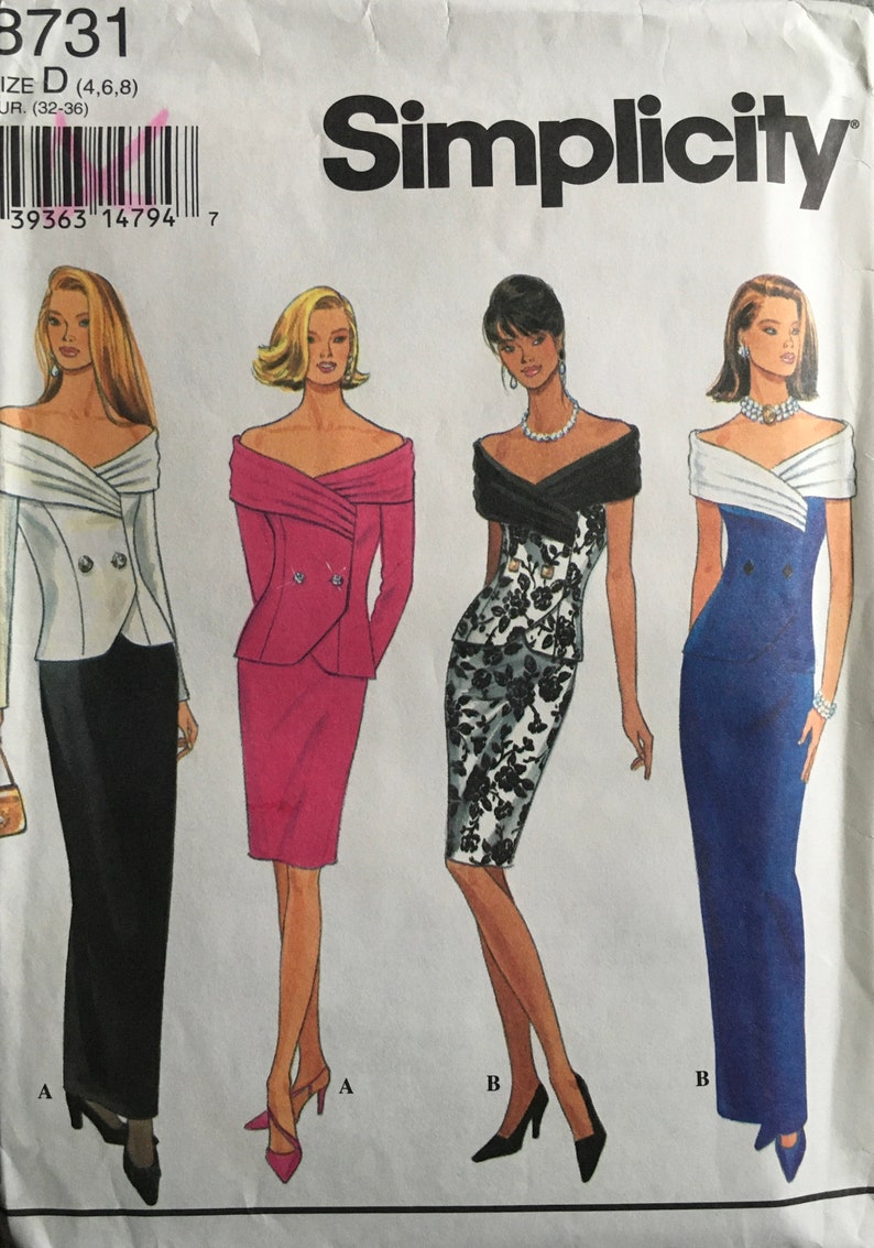 Simplicity 8731 Sewing Pattern vintage CUT - Etsy