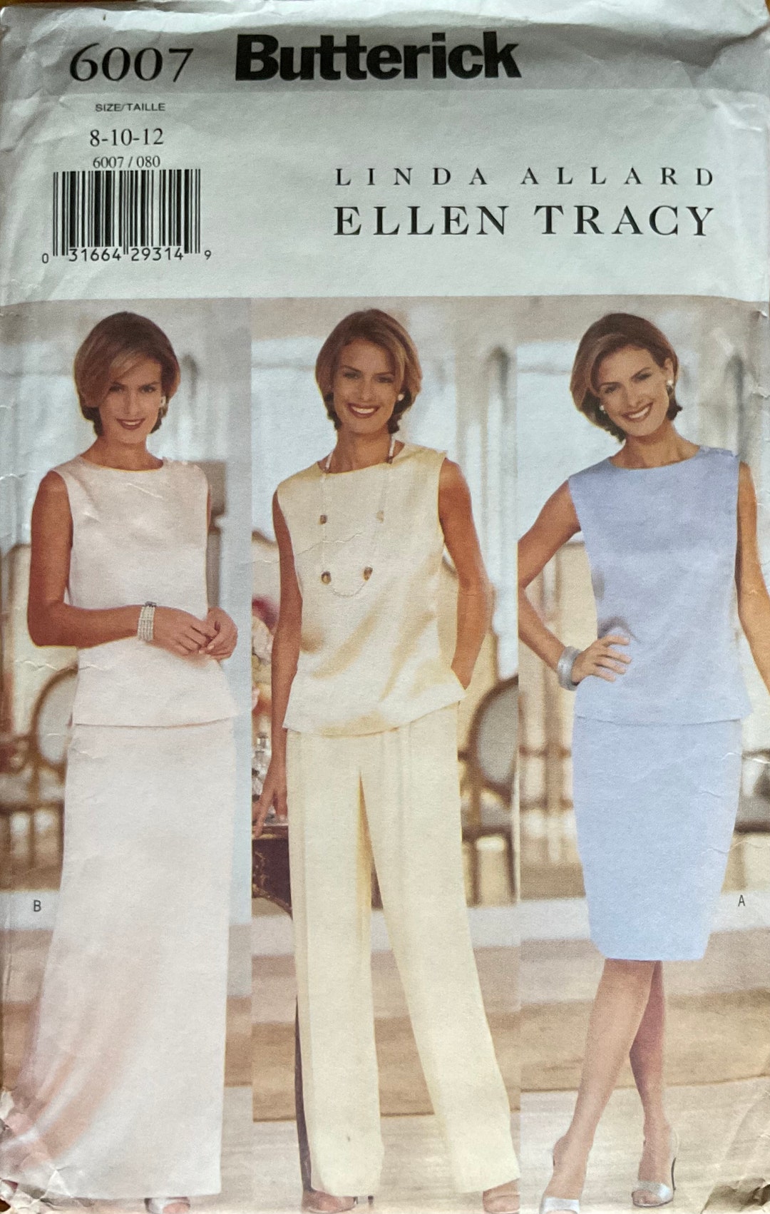Butterick 6007 Sewing Pattern vintage UNCUT - Etsy