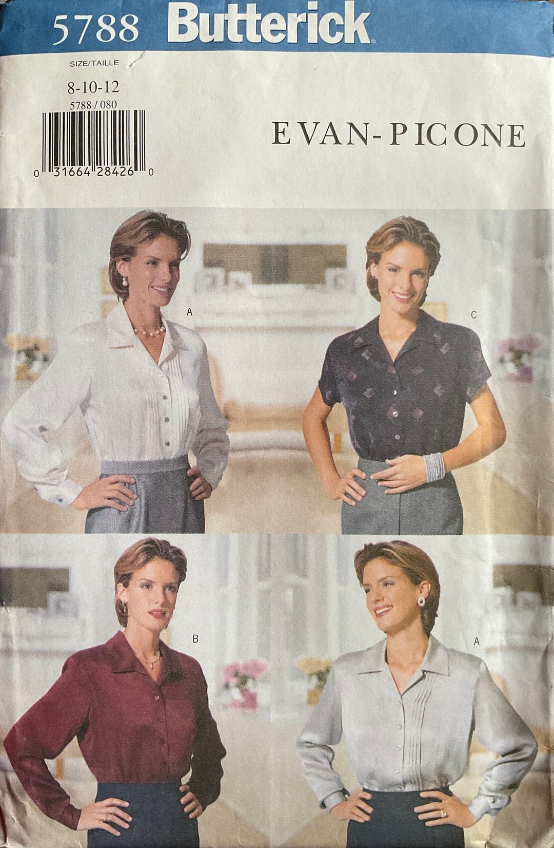 Butterick 5788 Sewing Pattern vintage UNCUT - Etsy