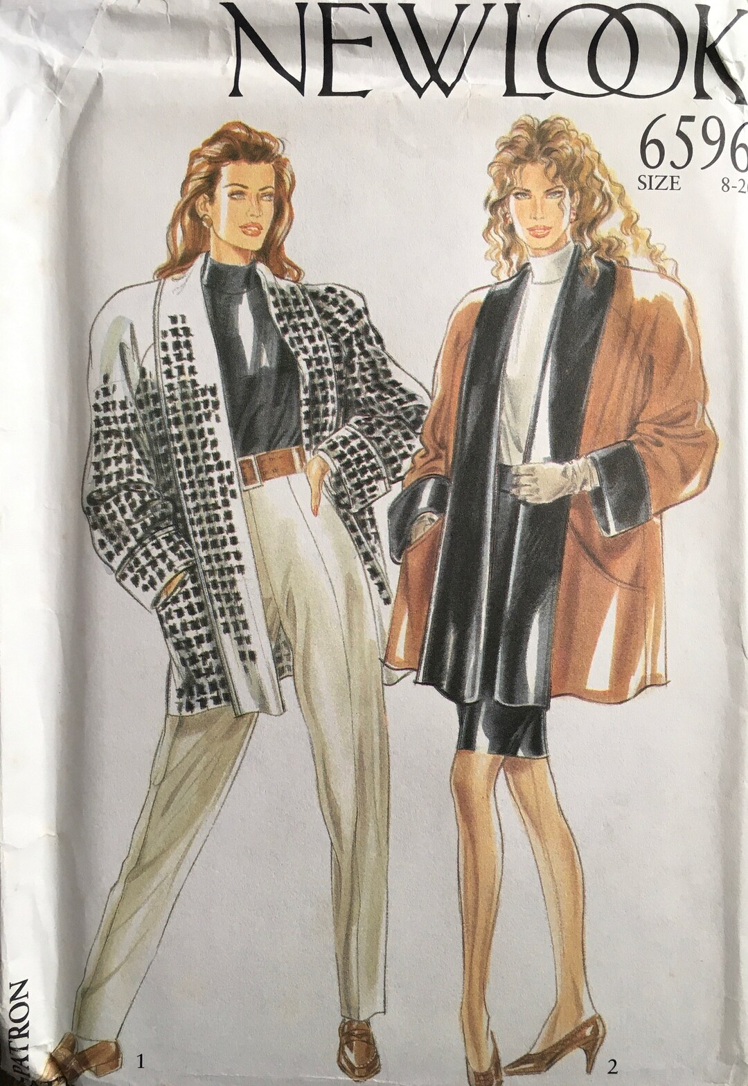 New Look 6596 Sewing Pattern vintage UNCUT - Etsy