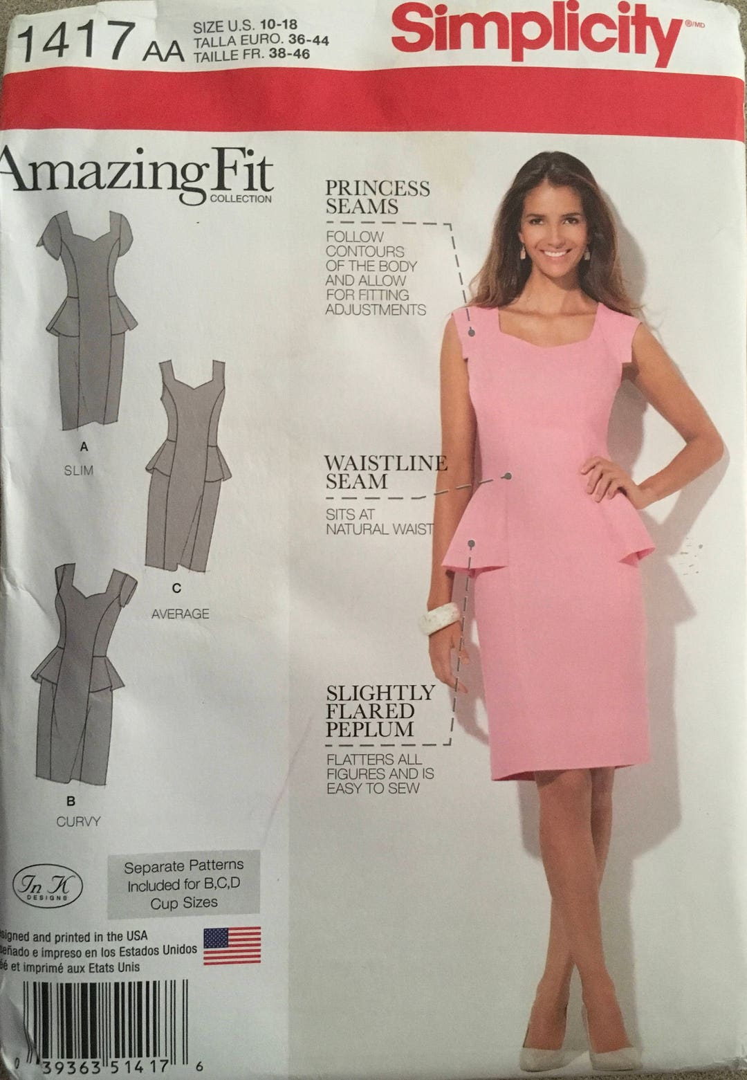 Simplicity 1417 Sewing Pattern UNCUT - Etsy