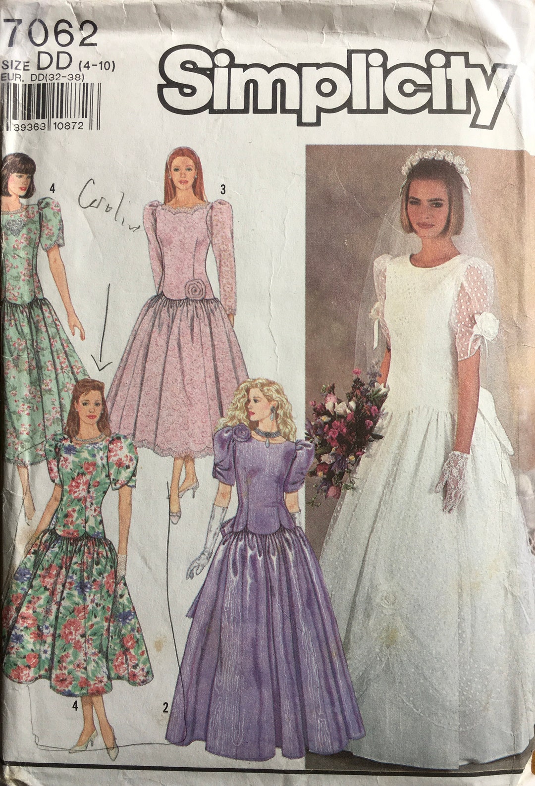 Simplicity 7062 Sewing Pattern vintage CUT - Etsy