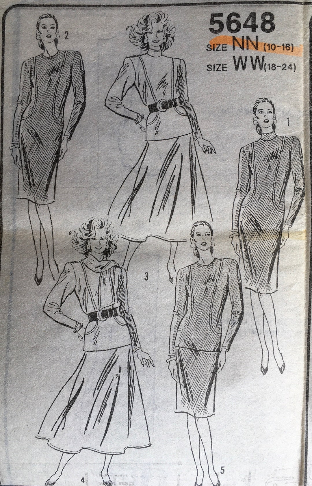 5648 Sewing Pattern vintage UNCUT - Etsy