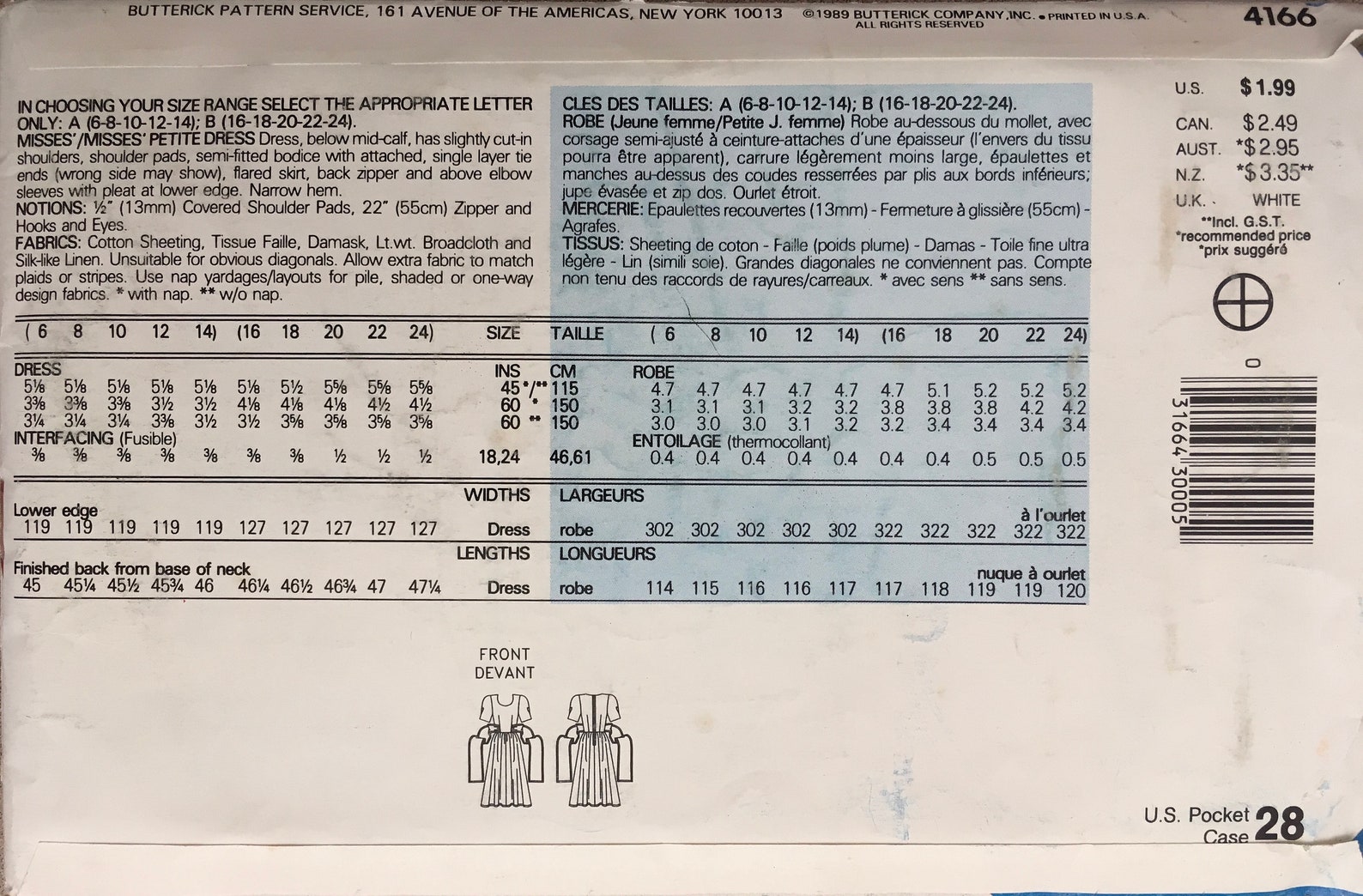 See & Sew 4166 Sewing Pattern vintage CUT - Etsy