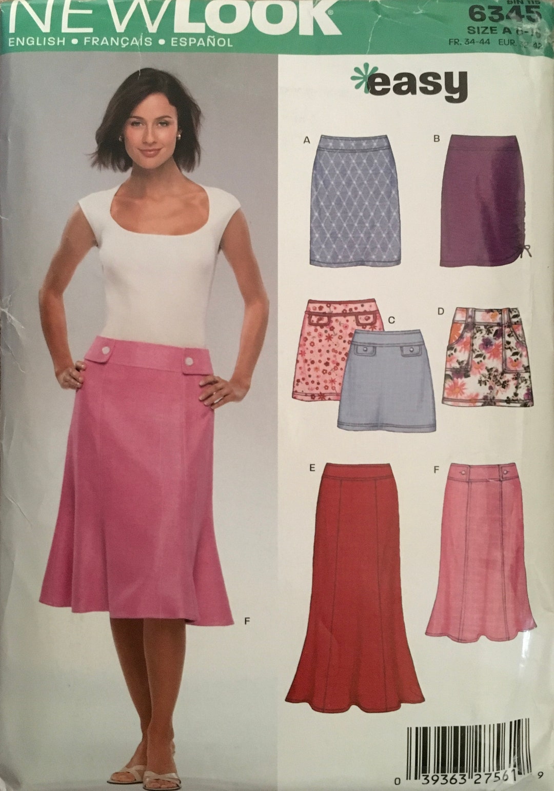 New Look 6345 Sewing Pattern vintage CUT - Etsy