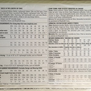 Simplicity 1801 Sewing Pattern UNCUT - Etsy