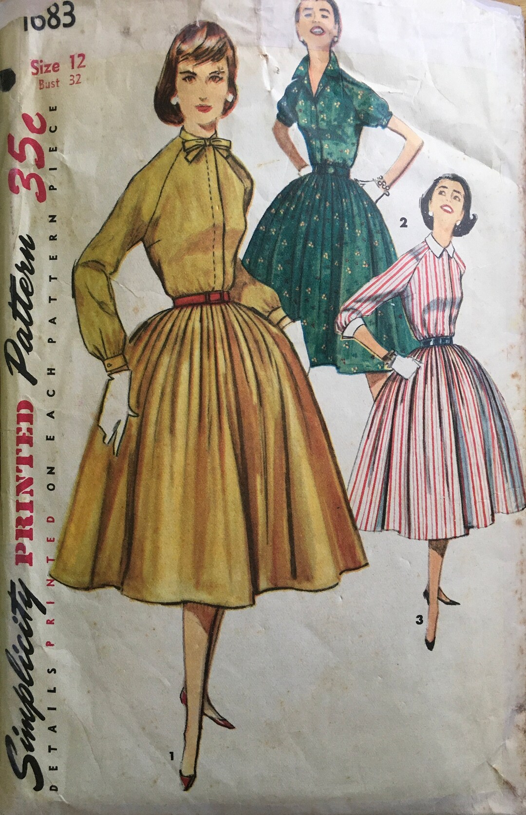 Simplicity 1683 Sewing Pattern vintage CUT - Etsy