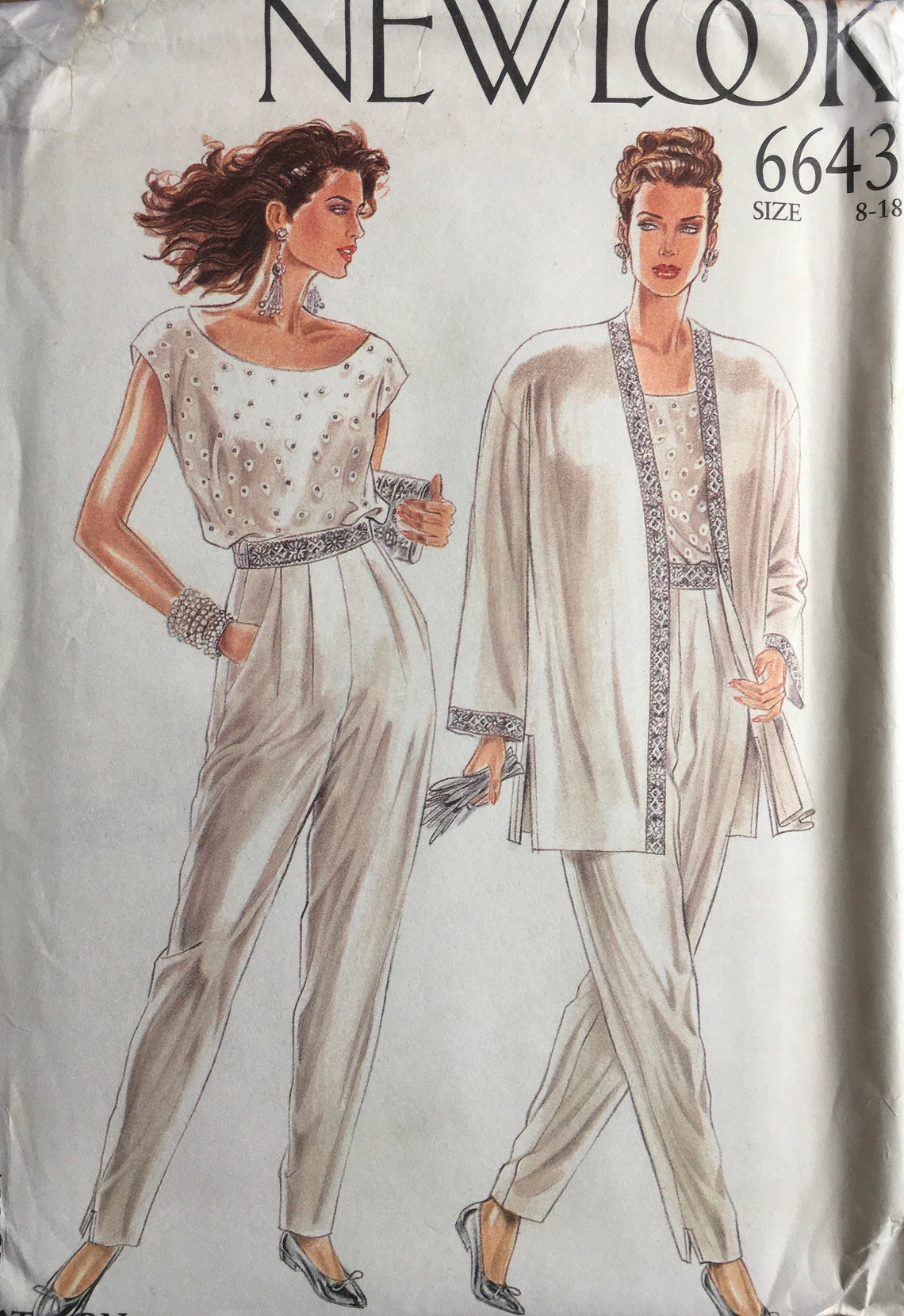 New Look 6643 Sewing Pattern vintage UNCUT - Etsy