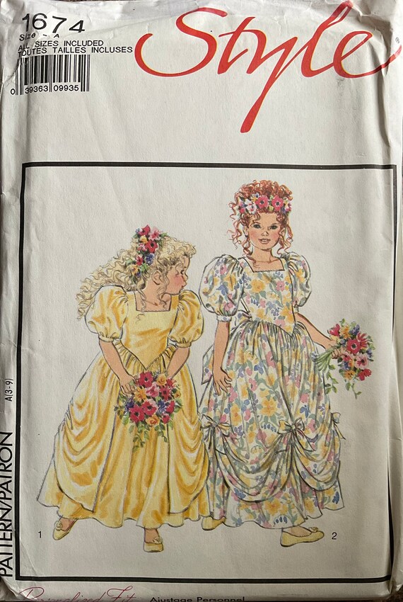 Style 1674 Sewing Pattern vintage UNCUT - Etsy