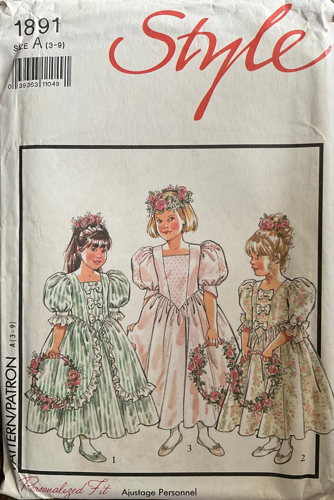 Style 1891 Sewing Pattern vintage UNCUT - Etsy