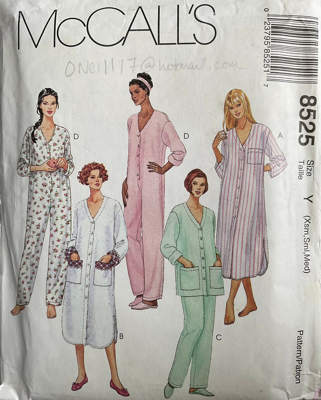 Mccall's 8525 Sewing Pattern vintage UNCUT - Etsy