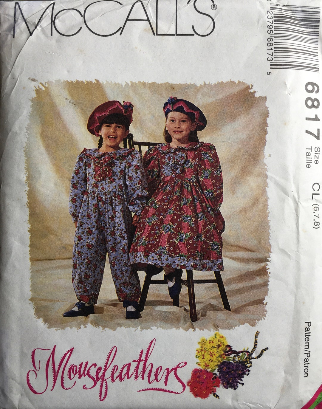 Mccall's 6817 Sewing Pattern vintage UNCUT - Etsy