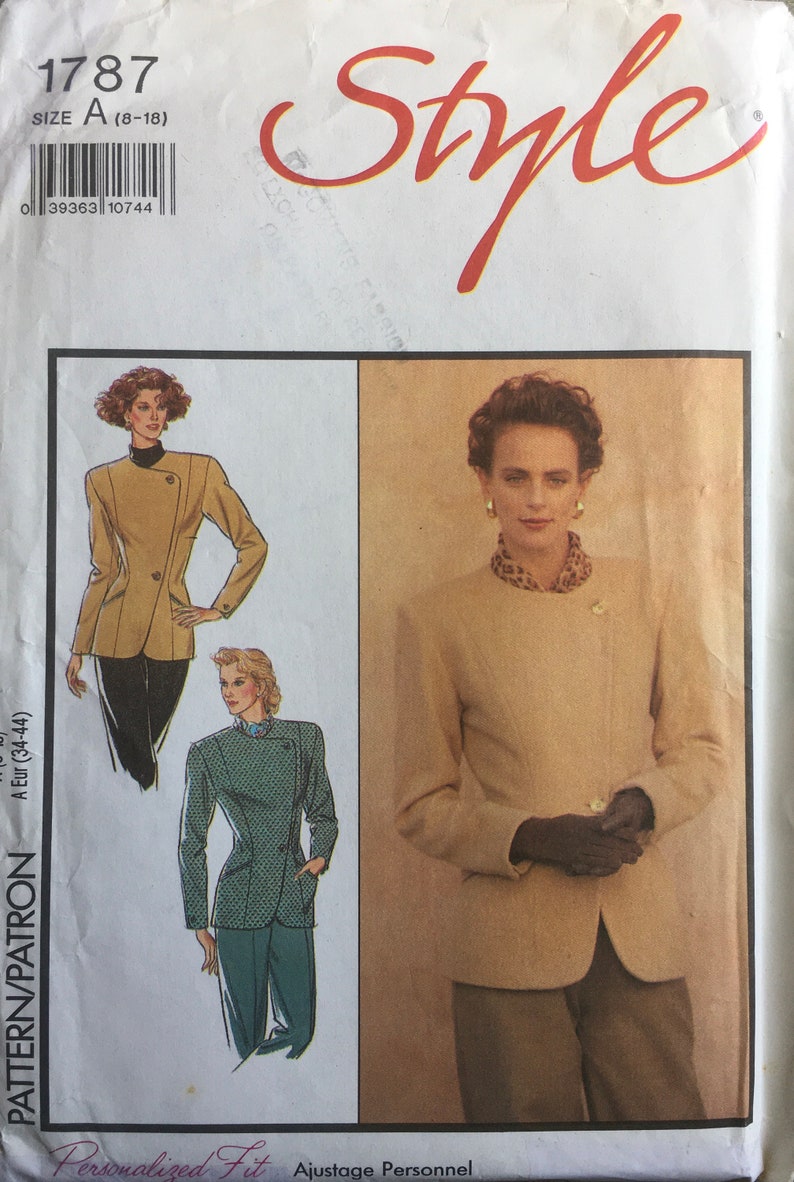 Style 1787 Sewing Pattern vintage UNCUT | Etsy