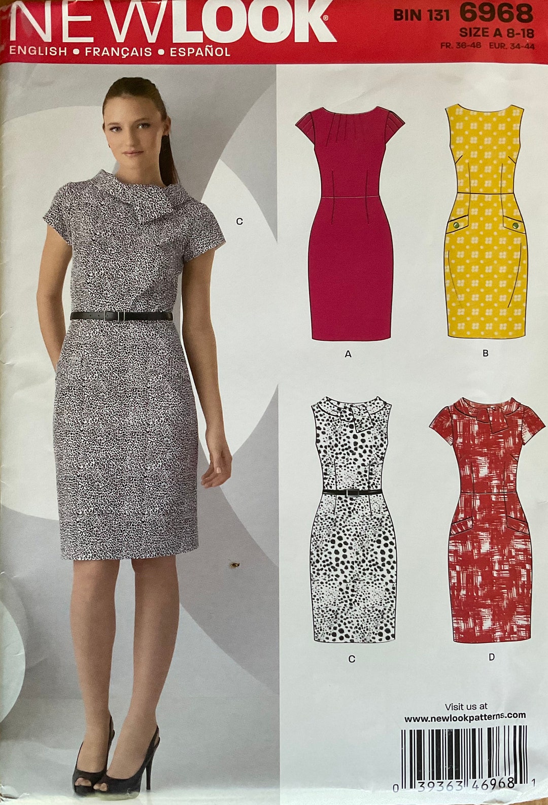 New Look 6968 Sewing Pattern UNCUT - Etsy