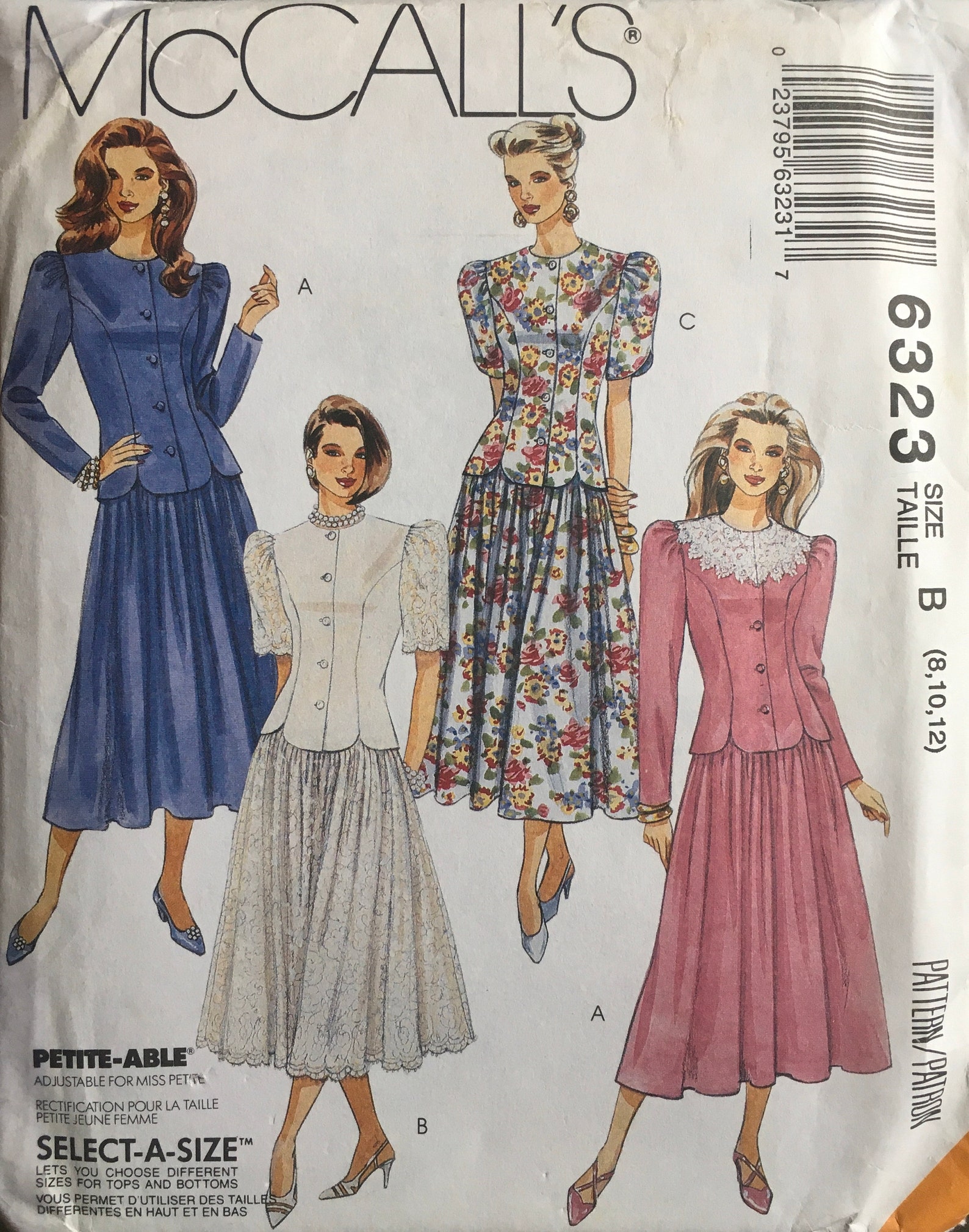 McCall's 6323 Sewing Pattern Vintage UNCUT | Etsy