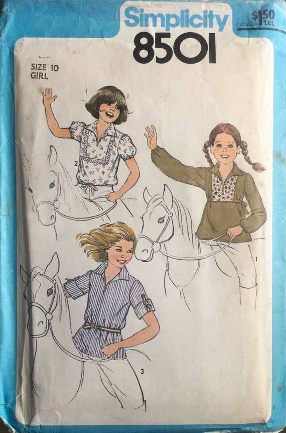 Simplicity 8501 Sewing Pattern vintage CUT | Etsy