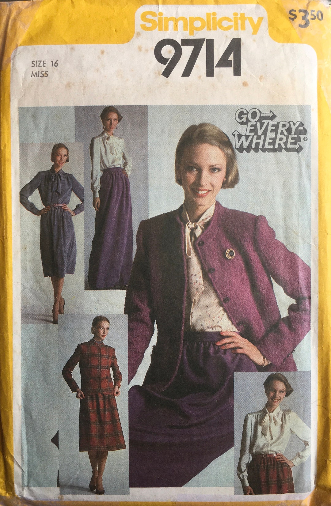 Simplicity 9714 Sewing Pattern vintage UNCUT/CUT - Etsy