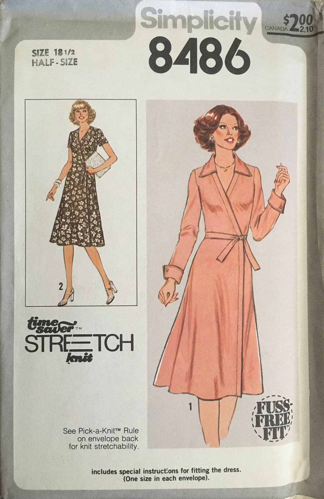 Simplicity 8486 Sewing Pattern vintage UNCUT - Etsy