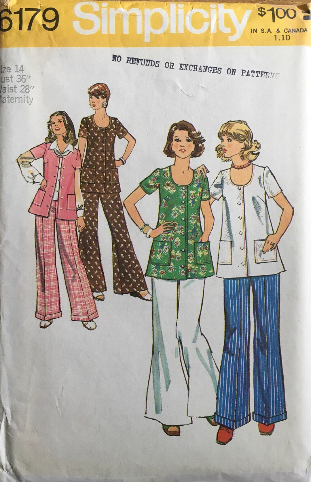 Simplicity 6179 Sewing Pattern vintage UNCUT - Etsy