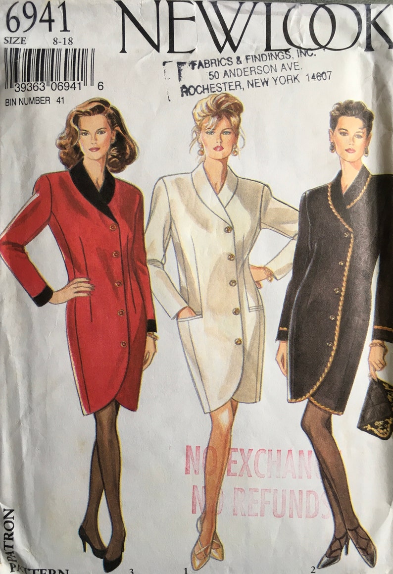 New Look 6941 Sewing Pattern vintage CUT - Etsy