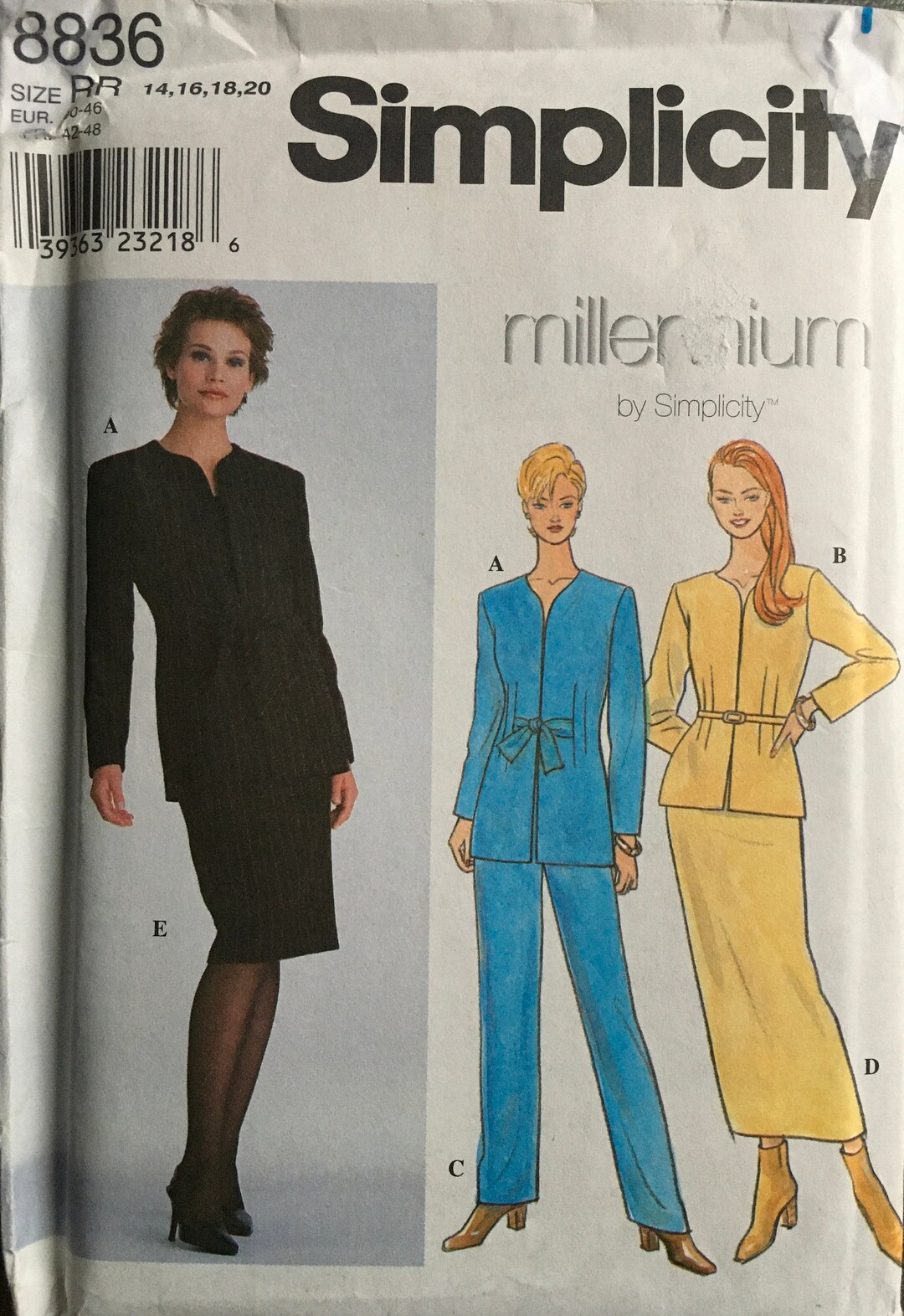 Simplicity 8836 Sewing Pattern vintage UNCUT - Etsy
