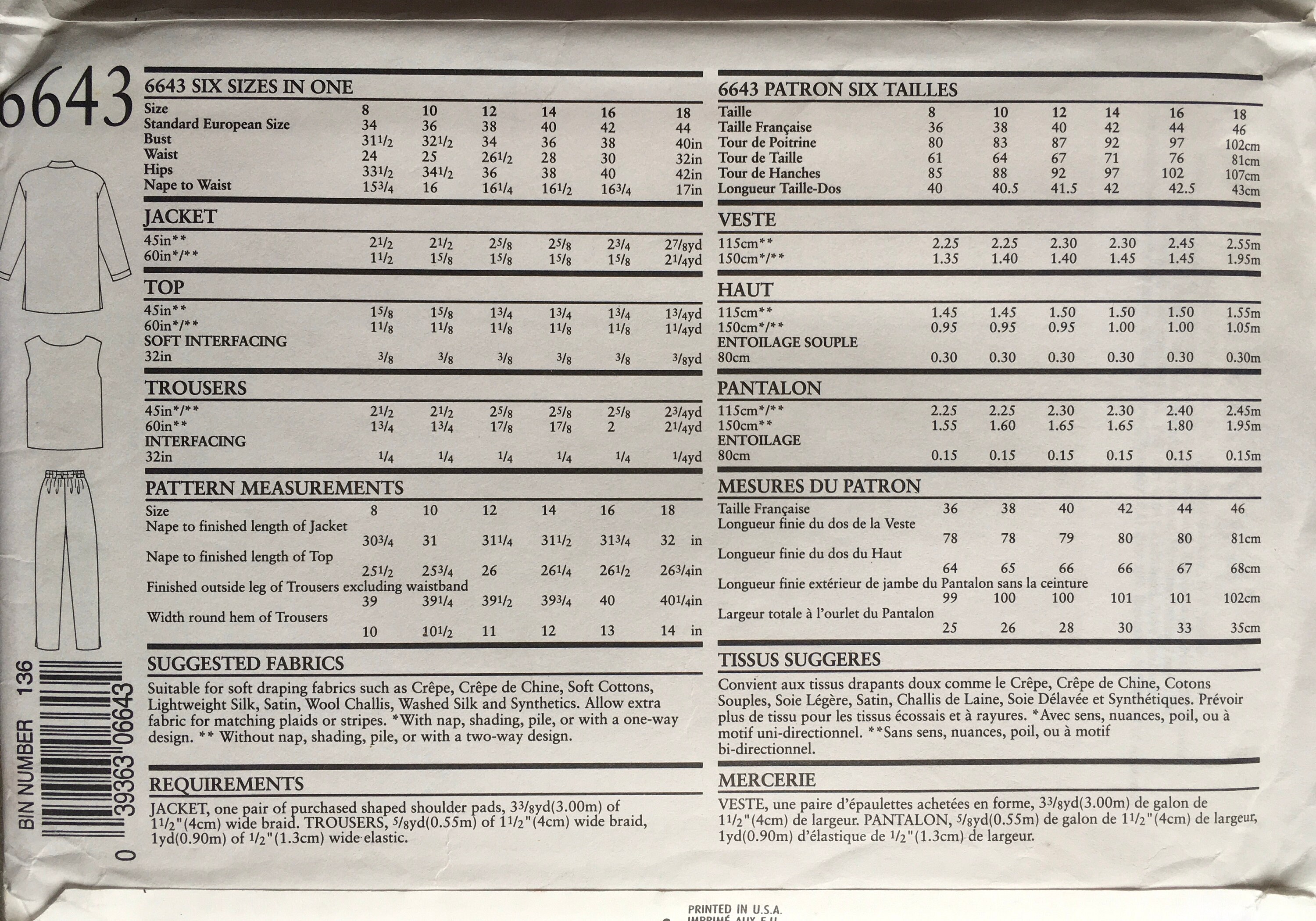 New Look 6643 Sewing Pattern vintage UNCUT - Etsy